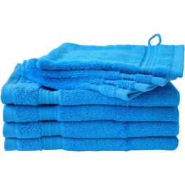 Dyckhoff Handtuch Set &raquo;Siena&laquo; Set 8 Stk. Walkfrottier in tollen Unifarben blau Walkfrottier, Obermaterial: 100% Baumwolle 8 Stk., Walkfrottier