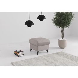 Sit & More sit&more Polsterhocker &raquo;Glendale&laquo; mit Stauraum beige 100% Polyester B/H/T: 58cm x 48cm x 58cm, Chenille,mit Stauraum