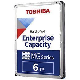 Toshiba interne HDD-Festplatte &raquo;MG08-D 6TB&laquo; 6000 GB Anschluss Serial ATA III Metall Zentralisierte &Uuml;berwachungsdatenspeichersysteme