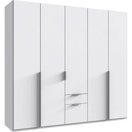 wimex Dreht&uuml;renschrank &raquo;Mugano&laquo; mit langen oder kurzen Griffen aus Metall, in vielen Breiten, 208 oder 236 cm hoch, Made in Germany Holzwerkstoff Wei&szlig;, B/H/