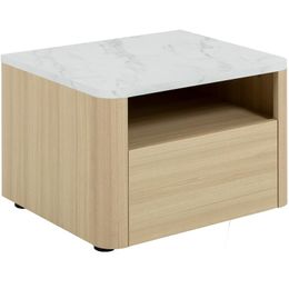 Nachttisch &raquo;SILVA&laquo; Ein eleganter Nachttisch mit einer hochwertigen Verarbeitung beige B/H/T: 56cm x 37cm x 47cm