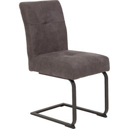 Hela Esszimmerstuhl &raquo;Luise S Schwingstuhl, Freischwinger 2er-Set&laquo; (Set) 2 Stk.Sitz mit Federkern, Extra dicke Polsterung, K&uuml;chenstuhl, OTTOs Choice 