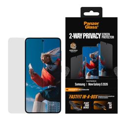 CARE by PanzerGlass Displayschutzglas &raquo;2-Way Privacy Screen Protector&laquo; f&uuml;r Samsung Galaxy S26 Displayschutzfolie, Schutzfolie, Bildschirmschutz, kratz