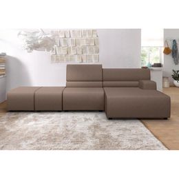 Egoitaliano Ecksofa &raquo;Babouche, Designsofa mit au&szlig;ergew&ouml;hnlichem Sitzkomfort zum Wohlf&uuml;hlen&laquo; braun Luxus-Micofaser Lederoptik (100% Polyester) ist ein neues 