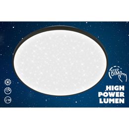 Briloner Leuchten LED Deckenleuchte &raquo;LUXION&laquo; LED-Modul 1 Stk. 48x6,5 cm, Wohnzimmer, Schlafzimmer, Flur 1, &Oslash; 9cm H: 3cm, 1 Stk.