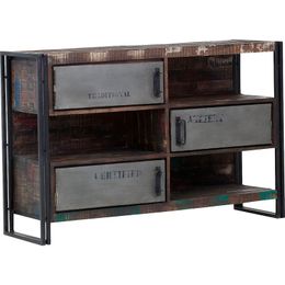GUTMANN FACTORY Kommode &raquo;Titan&laquo; braun B/H/T: 140cm x 90cm x 40cm, Mango, 3 Stk.