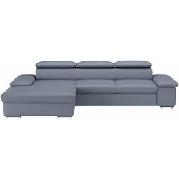 Sit & More sit&more Ecksofa &raquo;Valantine L-Form, B: 286 cm&laquo; mit Arm- & Kopfteilverstellung, optional mit Schlaffunktion bunt NaturLEDER ;Spannstoff B/H/T: 286cm x 