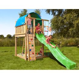 Jungle Gym Spielturm &raquo;Jungle Villa&laquo; BxTxH: 170x392x274 cm beige Holzwerkstoff Einheitsgr&ouml;&szlig;e
