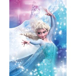 Komar Bild &raquo;Frozen 2 Elsa Action&laquo; Disney 1 Stk. tlg. Wandbild zur Dekoration im Kinderzimmer - ohne Rahmen bunt Holz, Papier B/H/T: 30cm x 40cm, Disney, 1 