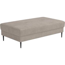 OTTO home Hocker &raquo;Summer B: 142cm, in Cord & Struktur erh&auml;ltlich&laquo; schwarze Metallf&uuml;&szlig;e beige 90% Polyester;10% Nylon B/H/T: 140cm x 46cm x 80cm, 