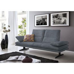 W.Schillig 2-Sitzer &raquo;broadway, Designsofa mit tollem Sitzkomfort, Breite 216cm&laquo; Sitztiefenverstellung, Kopfteil- & Seitenteilverstellung, Breite 216cm