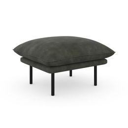OTTO home Polsterhocker &raquo;Stine&laquo; Besonderes Design durch Kissenoptik und Keder gr&uuml;n Struktur (100% Polyester);Struktur weich (85% Polyester/15% Nylon);