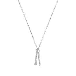 Amor Herren Kette mit Anh&auml;nger &raquo;Scorpions by , Schlagzeugst&ouml;cke/Drumssticks Design&laquo; Silber 925 (Sterlingsilber), L: 50 B: 2mm