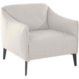 W.Schillig Cocktailsessel &raquo;sally Designsessel, zeitlos und bequem, tolle Verarbeitungsdetails&laquo; mit Metall-Winkelf&uuml;&szlig;en in Schwarz pulverbeschichtet 
