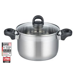 ELO Basic Fleischtopf &raquo;Turmalin&laquo; 1 tlg. Edelstahl 18/8 grau 2,5 l + &Oslash; 20cm + H&ouml;he 10cm