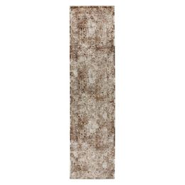 Kayoom Teppich &raquo;Amora 263&laquo; rechteckig 13 mm H&ouml;he Kurzflor, Vintage, Hoch Tief Struktur, Wohnzimmer Polyester B : 80cm 1 Stk., 13mm, L: 300cm