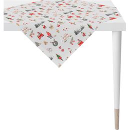 Apelt Tischdecke &raquo;5821&laquo; grau Baumwolle, Polyester B/L: 88cm x 88cm, 1 Stk.