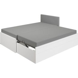 Paidi Jugendbett &raquo;FLYNN in verschiedenen Ausf&uuml;hrungen, Ausziehbett mit 2 Liegefl&auml;chen&laquo; G&auml;stebett, Metallgestell inkl. Lattenroste, 2-in-1 