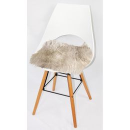 Heitmann Felle Stuhlkissen &raquo;Lamm, Sitzauflage eckig&laquo; 44x44 cm, echtes Lammfell, waschbar, auch als 2er oder 4er Set beige Obermaterial: 100% Lammfell B/L: 44cm x 