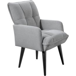 exxpo - sofa fashion Esszimmerstuhl &raquo;Mocca&laquo; () Armlehnenstuhl, bequem gepolstert B/H/T: 57cm x 93cm x 75cm, Webstoff fein