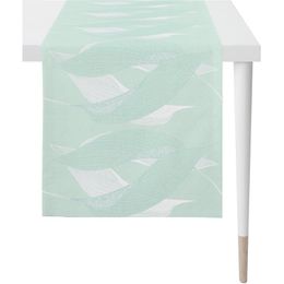 Apelt Tischl&auml;ufer &raquo;7312 LOFT STYLE&laquo; Jacquardgewebe blau Polyester, Viskose B/L: 48cm x 140cm, 1 Stk., rechteckig