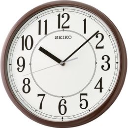 Seiko Unisex Wanduhr &raquo;QXA756B&laquo; Quarzuhr,Wohnzimmer,Esszimmer,K&uuml;che,Arbeitszimmer,B&uuml;ro, Flur braun &Oslash; 30,5cm