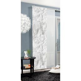 Home Wohnideen Schiebegardine &raquo;SOERENA&laquo; Paneelwagen 1 Stk. tlg. SCHIEBEVORHANG,SEIDENOPTIK,DIGITALDRUCK grau Polyester 245cm, Paneelwagen, 60cm