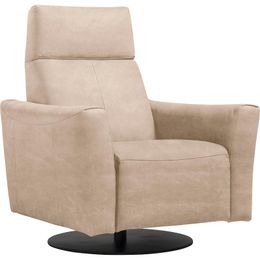 Egoitaliano Sessel &raquo;Blues Designsessel, Loungesessel, Breite 84cm, bequem und elegant&laquo; drehbar, inkl. manuelle Relaxfunktion durch Push-Back-Mechanismus gelb 