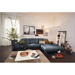 Musterring Wohnlandschaft &raquo;MR 2490 Ecksofa mit erstklassigem Sitzkomfort, Long-Life-Leder&laquo; Fu&szlig; Schwarz, Sitzh&ouml;he 46cm, wahlweise mit Funktionen, Ma&szlig;e 342x207 cm 