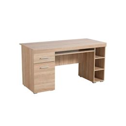 Home Affaire Schreibtisch &raquo;Alfa&laquo; mit Stauraum, gut geeignet f&uuml;r das Home Office braun B/H/T: 145cm x 75,5cm x 65,5cm