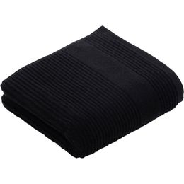 Vossen Handtuch &raquo;Tomorrow&laquo; schwarz Webfrottier, Baumwolle B/L: 50cmx100cm, 2 Stk., Webfrottier