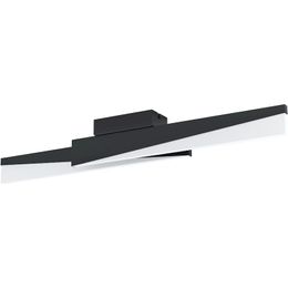 Eglo Deckenleuchte &raquo;ISIDRO&laquo; LED-Modul 1 Stk. Warmwei&szlig; Deckenleuchte in schwarz aus Alu, Stahl - 11W - Warmwei&szlig; schwarz H: 11cm, 1 Stk.