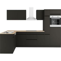 Optifit K&uuml;chenzeile &raquo;Roth&laquo; Stellma&szlig;e 300x175 cm, wahlweise mit E-Ger&auml;ten, mit Apothekerschrank B/H/T: 300cm x 206,8cm x 60cm, ohne E-Ger&auml;te