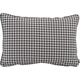 HOCK Dekokissen &raquo;Pictave&laquo; mit Hahnentrittmuster, Kissenh&uuml;lle mit F&uuml;llung, 1 St&uuml;ck schwarz Kunstfaser B/L: 60cm x 40cm, 1 Stk.
