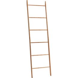 zeller Dekoleiter Handtuchhalter beige Bambus B/H/T: 50cm x 182,5cm x 3,5cm