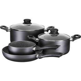 M&auml;ser M&Auml;SER Topf-Set &raquo;Kochtopf-Set Izar, Aluminium&laquo; Set, 6 Stk. tlg. Aluminium schwarz Einheitsgr&ouml;&szlig;e