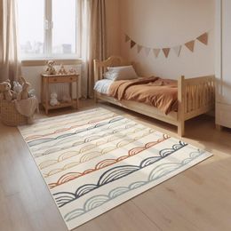 Hanse Home Kinderteppich &raquo;Kiki&laquo; rechteckig 10 mm H&ouml;he Pflegeleicht, Weich, Kinderzimmer, Spielteppich, Spielunterlage bunt Polypropylen B : 160cm 1 