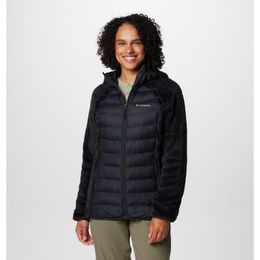 Columbia Damen Hybridjacke &raquo;Powder Lite II Sherpa Hybrid Jacket&laquo; mit Kapuze mit Rei&szlig;verschlusstaschen, schnelltrocknend, pflegeleicht schwarz XS (32)
