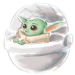 Komar Bild &raquo;Mandalorian The Child Sweet Color&laquo; Disney Star Wars 1 Stk. tlg. Wandbild zur Dekoration im Kinderzimmer - ohne Rahmen bunt Holz, Papier B/H/T: 