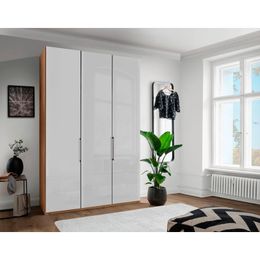 Wiemann Faltt&uuml;renschrank &raquo;Monaco&laquo; mit Glasfront sowie hochwertigen Beschl&auml;gen braun Floatglas, Holzwerkstoff B/H/T: 148,4cm x 216cm x 58cm, T&uuml;ren: 3 