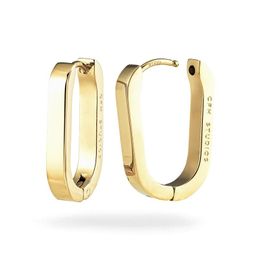 Copenhagen Studios Damen Paar Creolen &raquo;Schmuck Geschenk Edelstahl Ohrring Hoop&laquo; Edelstahl