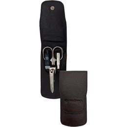 Pfeilring Pfeilring Manik&uuml;re-Etui Nappaleder braun B/H/T: 80mm x 125mm x 30mm 4 Stk.