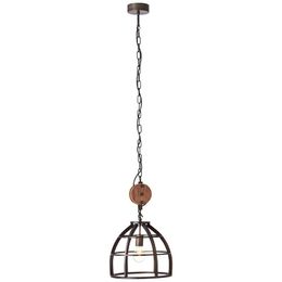 Brilliant Pendelleuchte &raquo;Matrix&laquo; E27 1 Stk. H&auml;ngelampe 34cm schwarz 1, &Oslash; 34cm H: 147cm, 1 Stk.