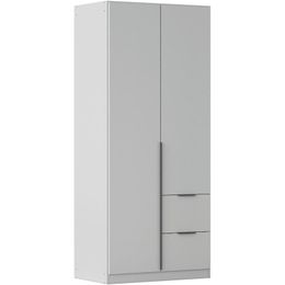 OTTO home Dreht&uuml;renschrank &raquo;Kleiderschrank Schrank Garderobe AGORDO mit Dekor- oder Hochglanzfront&laquo; in zwei Griff-Farben, Breite 91 cm, mit 