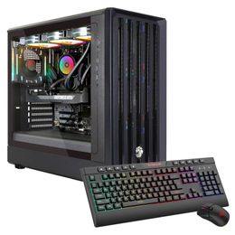 GAMEMAX Gaming-PC &raquo;CLAW BK 8098 AMD Ryzen 5 9600X 32GB DDR5 1TB SSD RTX 5070&laquo; DDR5 RAM, Windows 11, Wasserk&uuml;hlung WLAN AX (Wi-Fi 6E) & Bluetooth 5.3; 