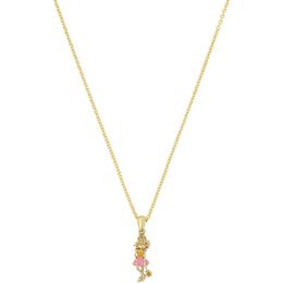 Prinzessin Lillifee Damen Kette mit Anh&auml;nger &raquo;Lillifee-Motiv&laquo; bunt Silber 925 (Sterlingsilber), L: 38