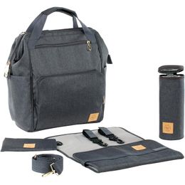 L&auml;ssig L&Auml;SSIG Wickelrucksack &raquo;Glam, Goldie, Backpack Anthracite&laquo; PETA-approved vegan grau B/H/T: 30cm x 36cm x 17cm Wickelrucksack