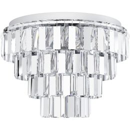 Eglo Deckenleuchte &raquo;ERSEKA Deckenlampe - Stahl - E14 - 7X40W - IP20&laquo; E14 1 Stk. Wohzimmerlampe, Esszimmerlampe, Flur, Schlafzimmer, H53,5 x &Oslash;48,5 cm 7