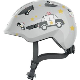 Abus Kinderfahrradhelm &raquo;SMILEY 3.0&laquo; grau S Kopfumfang: 45cm - 50cm Kinderfahrradhelm