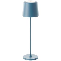 Brilliant LED Tischleuchte &raquo;Kaami - mobile LED Au&szlig;en Tischlampe&laquo; LED-Modul 1 Stk. Warmwei&szlig; mobile LED Au&szlig;en Tischlampe, 37 cm, 310 lm, Touchdimmer, USB blau &Oslash; 